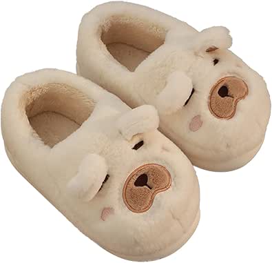 Amazon.com | Caramella Bubble Women Cute Bear Slippers:Novelty Blush ...
