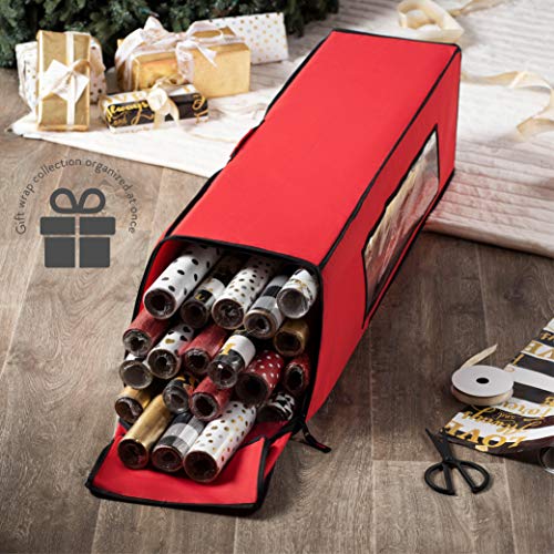 Snapklik.com : ZOBER Wrapping Paper Storage Containers - 40 Inch Gift ...