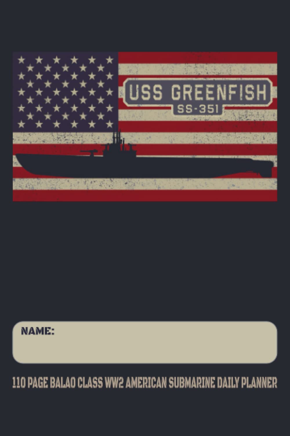 Buy USS Greenfish SS-351 - 110 Page Balao Class WW2 American Submarine ...