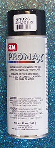 SEM PROMAX Semi Gloss Black 61023 - Spray Paints - Amazon.com