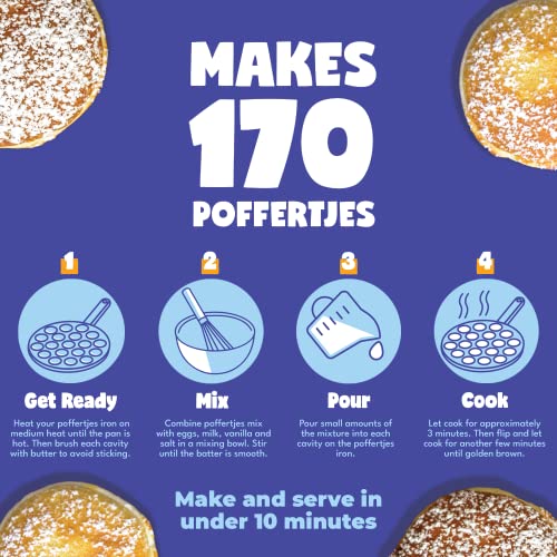 Snapklik.com : DutchFix Poffertjes Mix Original Mini Dutch Pancake Mix ...