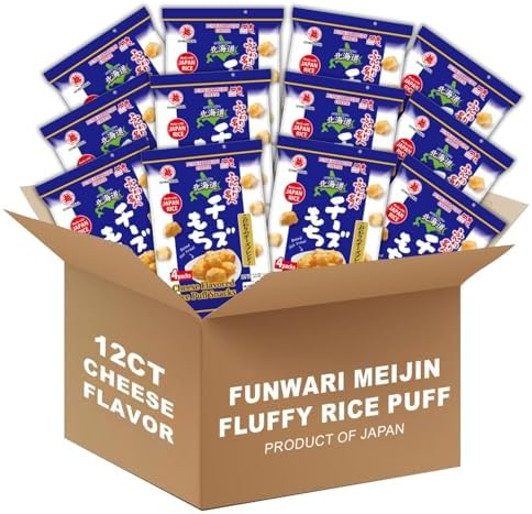 Amazon.com: Rice Puff Snack Funwari Meijin – Creamy, Melt-in-Your-Mouth ...