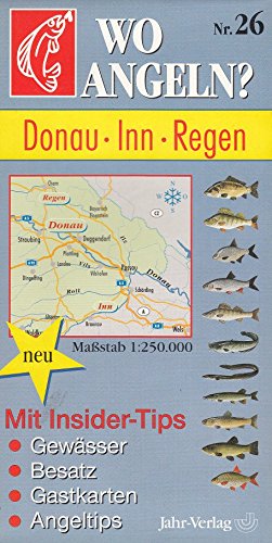 Wo angeln?, Nr.26, Donau, Inn, Regen (Wo angeln? / Karten) : Amazon.de ...