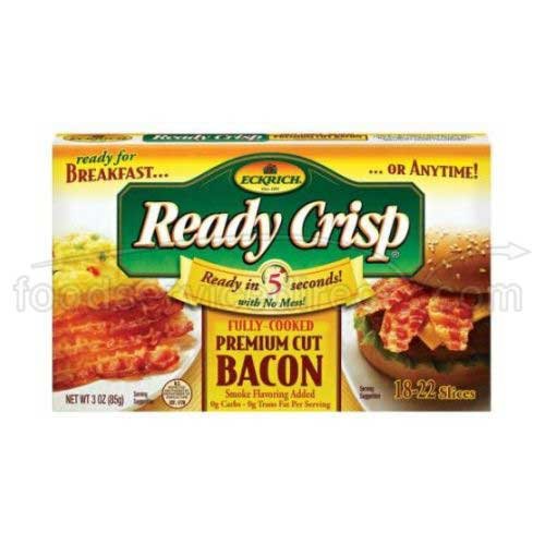 Amazon.com: Armour Eckrich Fresh Finish Fully Cooked Sliced Bacon, 1.87 ...
