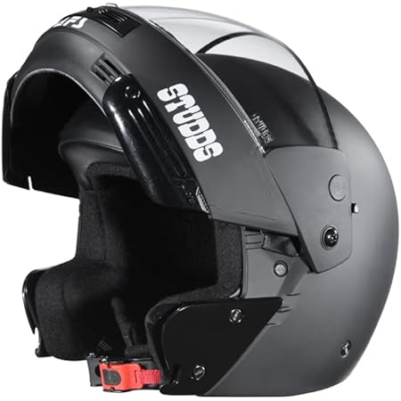 Studds Ninja Elite With Carbon Strip With Clear Visor Full Face Helmet ...