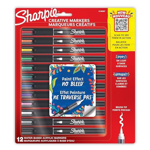 Snapklik.com : Creative Markers, Brush Tip Art Markers, Water-Based ...