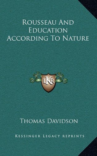 Buy Rousseau and Education According to Nature Book Online at Low ...
