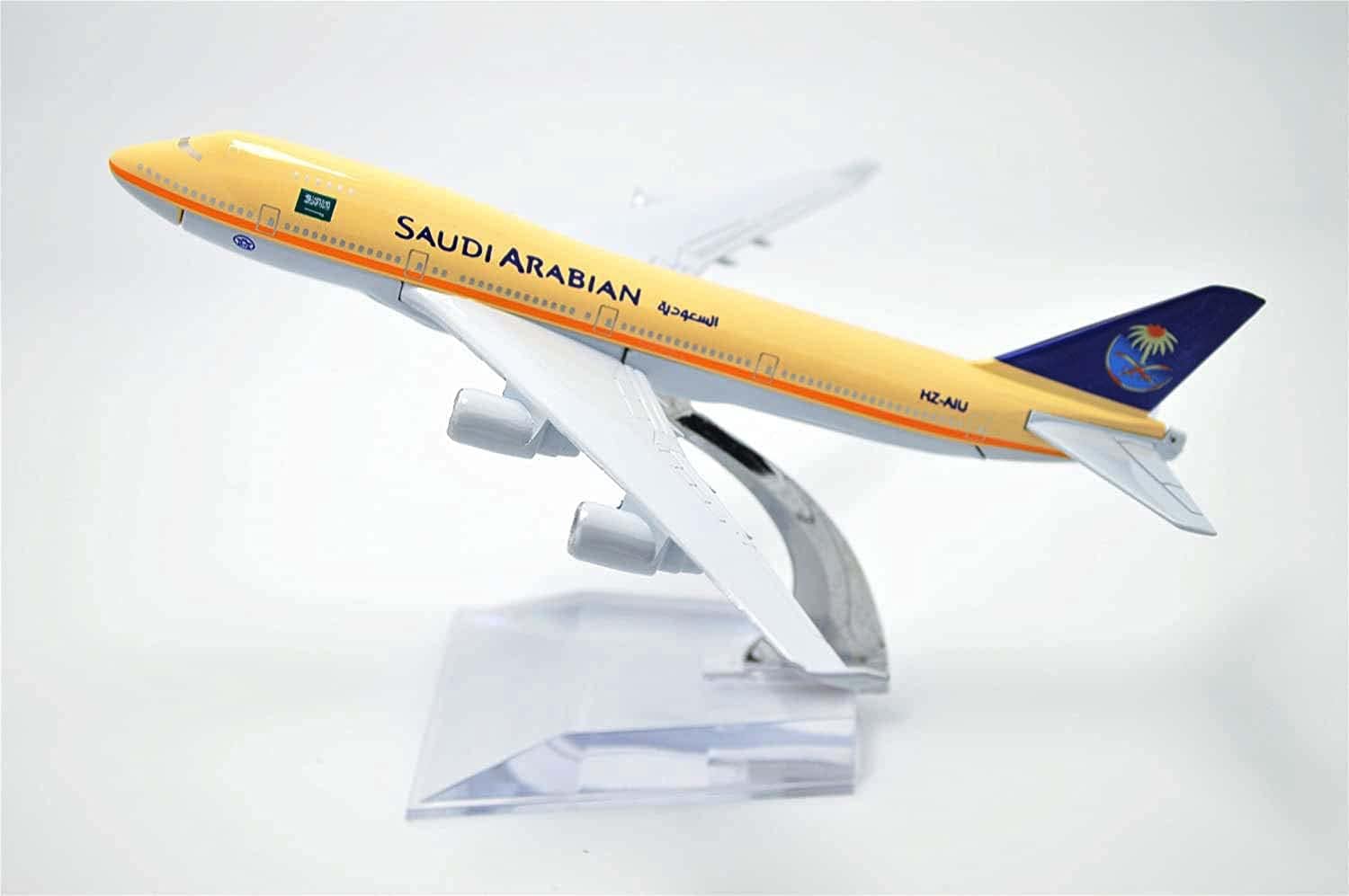 Saudi Arabian Airlines Boeing 747 Airplane Diecast Model Toy: Buy ...