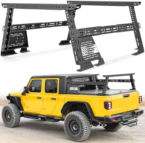 Amazon.com: MONOKING 1300 Lbs Load Mid-Size Truck Overland Bed Rack ...