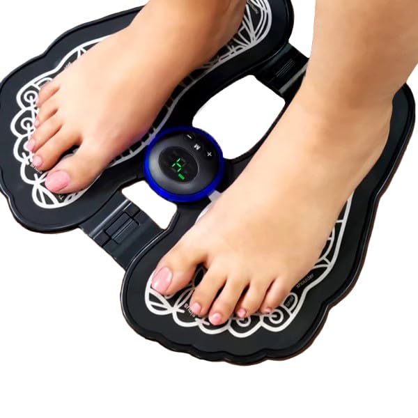 Relax Company Wireless Foot Massager Mat 6 Modes 9 Auto Vibration ...