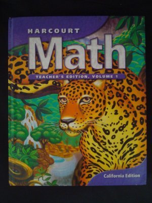 Harcourt Math, Grade 1, Volume 1, Teacher's Edition: Evan M. Maletsky ...