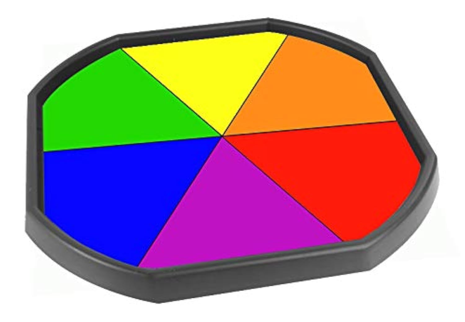 Rainbow Wheel Vinyl Tuff Tray Insert - 86 x 86 cm - Ideal for Large ...