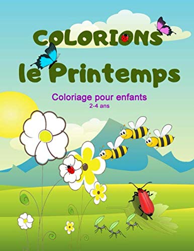 Amazon.com: Colorions le printemps: Cahier de Coloriage pour les ...