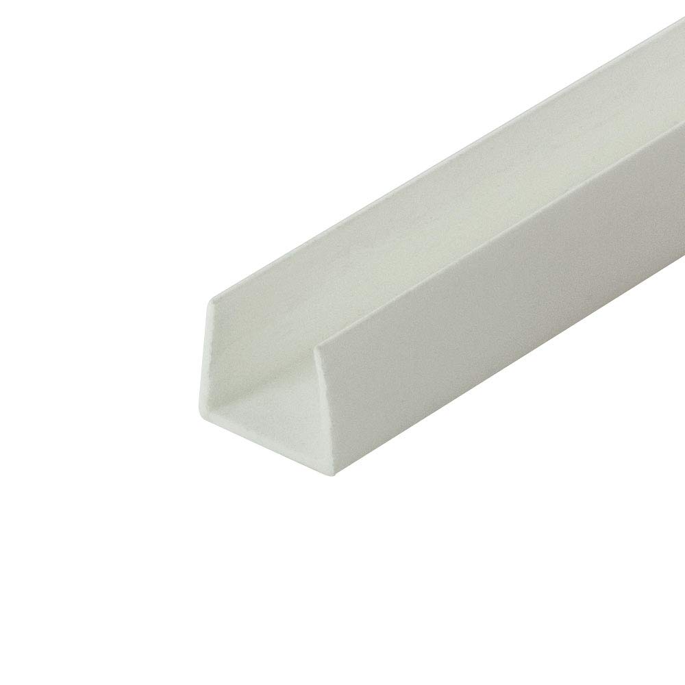 Amazon.com: Outwater Plastics White 1/2'' Styrene Plastic U-Channel/C ...