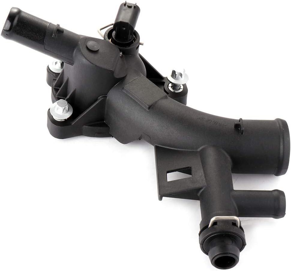 Amazon.com: X AUTOHAUX Engine Coolant Thermostat Housing Assembly for ...