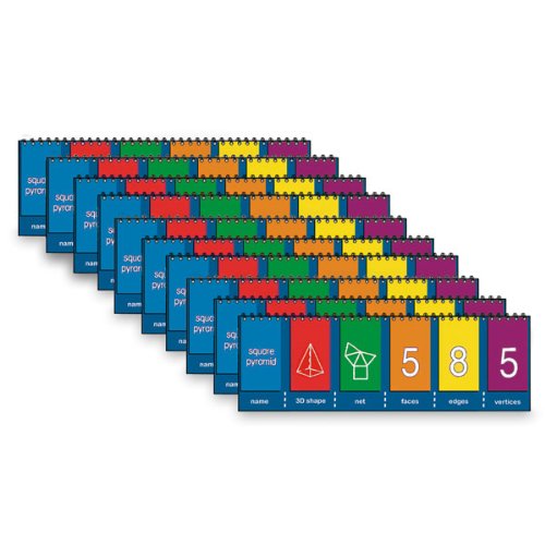Amazon.com: Nasco 10 Piece GeoShapes Student Flip Chart Set, 11-1/2" x ...