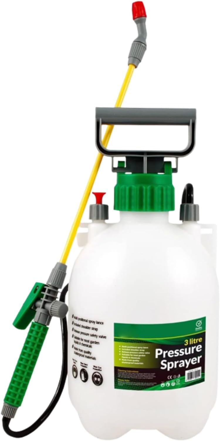 Top Home Solutions® 3 Litre Garden Sprayer, Pump Action Pressure ...