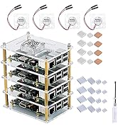 Amazon.com: GeeekPi Cluster Case for Raspberry Pi, Pi Rack Case ...