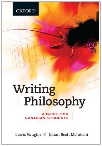 Writing Philosophy: A Guide for Canadian Students: Vaughn, Lewis ...