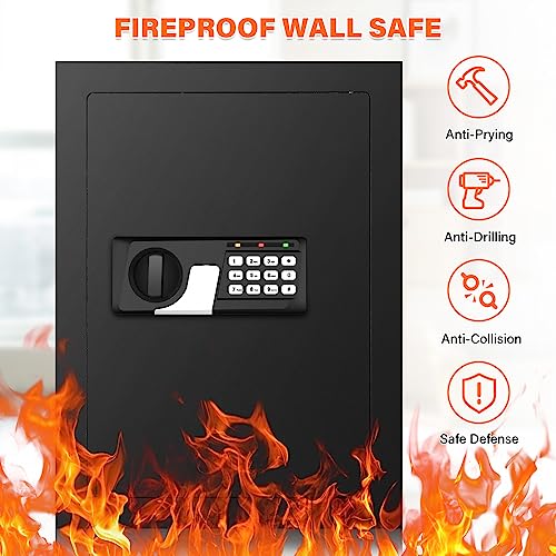 Snapklik.com : 22.05 Tall Fireproof Wall Safe Between Studs 16 Centers ...