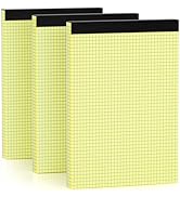 Amazon.com : DORFAS Graph Paper Pad Quad Ruled, 6 Pack 4x4 Quad 8.5 x ...