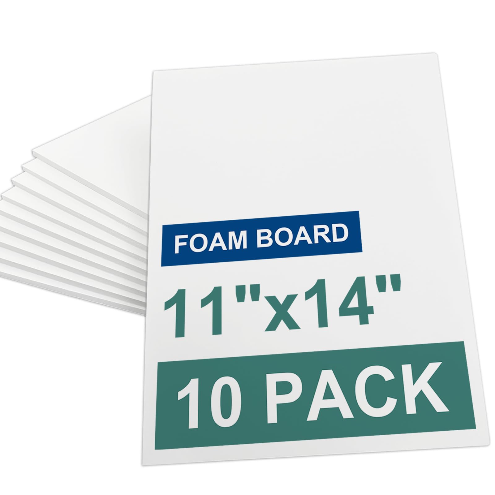 Amazon.com : Somime 11x14 White Foam Board, 10 Pack Acid-Free Foam Core ...