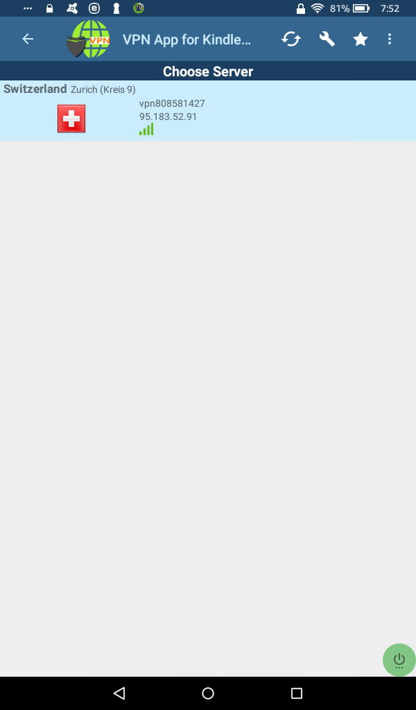 VPN App for kindle Fire devices (By Tanzilon) - App on Amazon Appstore
