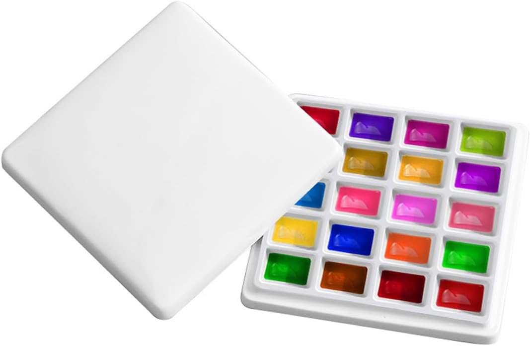 Amazon.com: ETCHR Mini Palette 37 Color Well - Compact Ceramic Paint ...