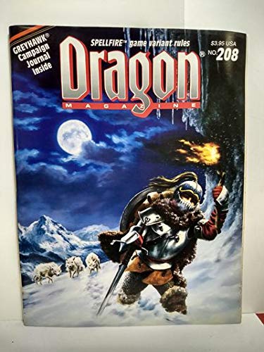 Dragon Magazine No 208: Mohan, Kim: 9781560769668: Amazon.com: Books