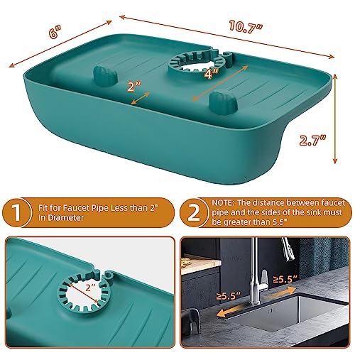 Snapklik.com : Antimbee 2-in-1 Sink Sponge Holder And Sink Splash Guard ...