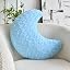 Amazon.com: ZCNYCLAM Moon Pillow, Moon Shaped Pillow with Soft Faux Fur ...