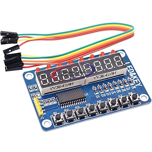 Buy Reland Sun TM1638 8 Bits Digital LED Tube Display Module with 8 ...