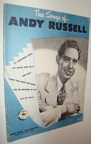 Amazon.com: The Songs of Andy Russell - Sheet Music for Voice and Piano ...
