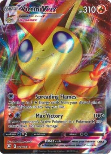Amazon.com: Victini VMAX - 022/163 - Ultra Rare - Sword & Shield ...