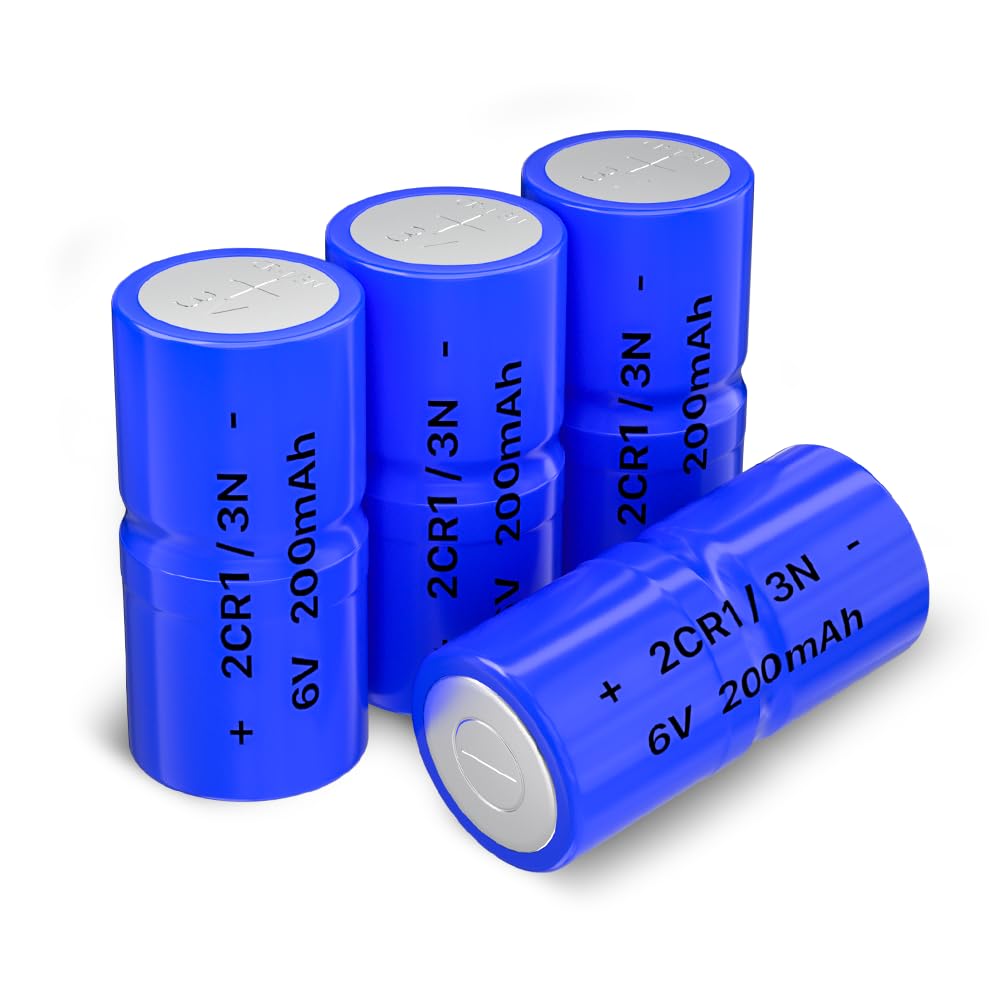 Amazon.com: Quzmo 2CR1/3N 6 Volt Battery, 200mAh High Capacity Lithium ...