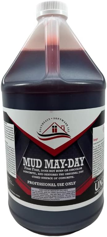Amazon.com: Southeast Softwash Mud May Day - Red Clay Stain Removal ...