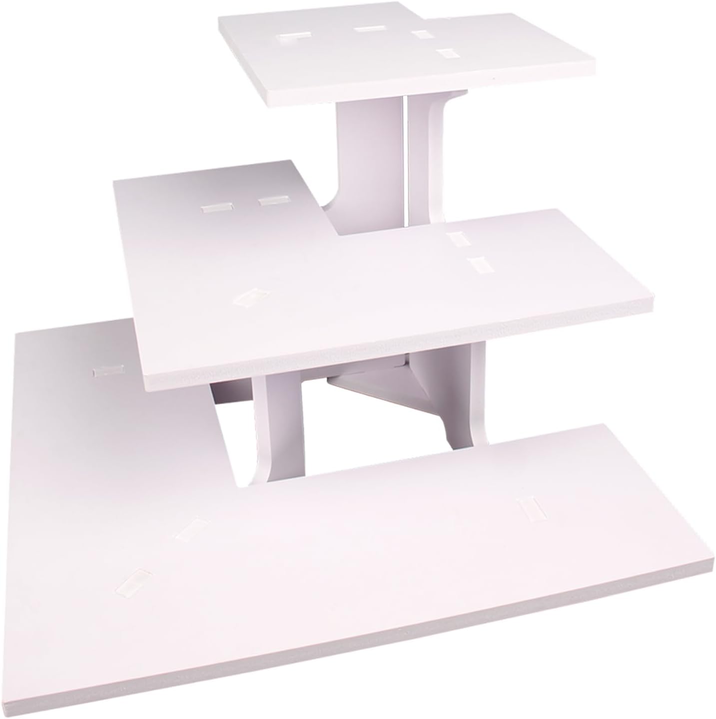 Amazon.com: Luxinika 3-Tier Retail Table Risers Display Stand with ...