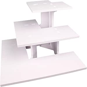Amazon.com: Luxinika 3-Tier Retail Table Risers Display Stand with ...