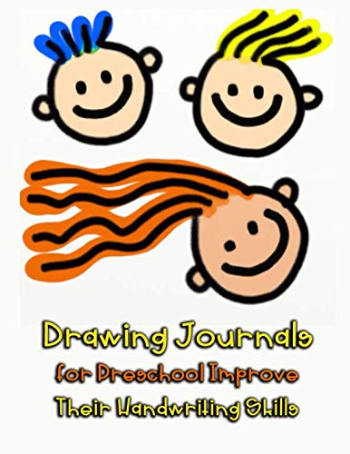 Drawing Journals for Preschool Improve Their Handwriting Skills: Blank ...