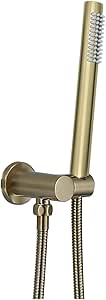 Shower Head Solid Brass High Pressure Hand Held Shower Square Handheld ...