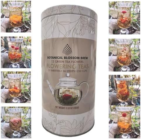Amazon.com : Botanical Flowering Gourmet Tea - 12 Unique Varieties of ...