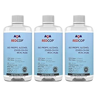 REDCOP Isopropyl Alcohol 99.9% Pure [(CH3)2-CH-OH] CAS: 67-63-0] 300ml ...