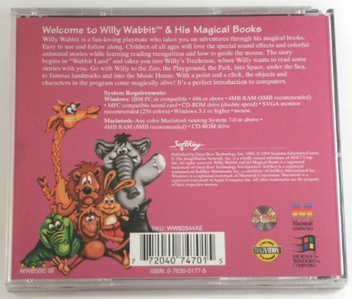 Amazon.com: WILLY WABBIT & HIS MAGICAL BOOKS Interactive animated CD-ROM