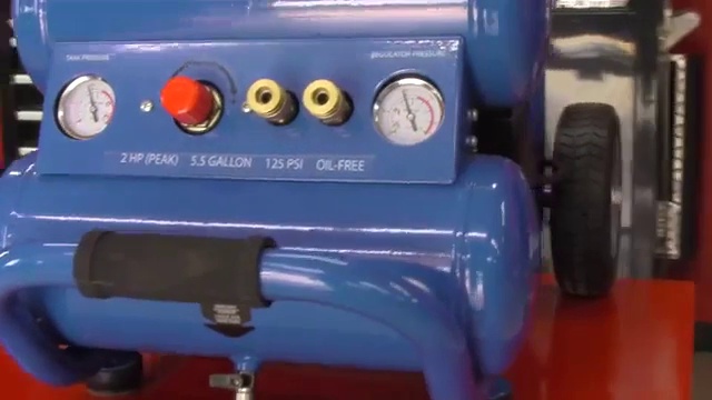 Watch Eagle EA-5000 Silent Series 5000 Air Compressor 125 psi MAX Side ...