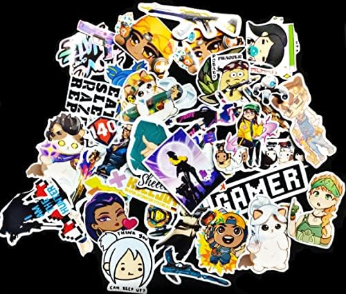 Sticker Fever 3M Vinyl 45 Cute Valorant Gaming Stickers Raze / Killjoy ...
