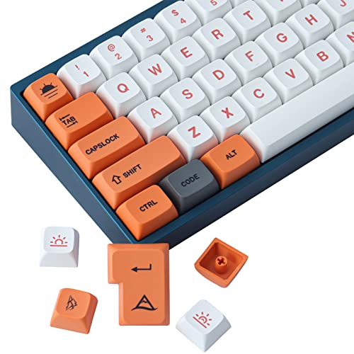 PBT Keycaps 133 keys XDA Profile Keycaps Custom Sunset Keycaps Set ...