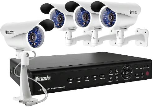 Amazon.com : ZMODO 4CH CCTV Security DVR Recorder with 4 Night IR ...