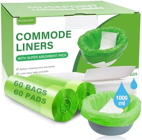Amazon.com: Commode Liners 120pcs Strong Portable Toilet Bags Leak ...