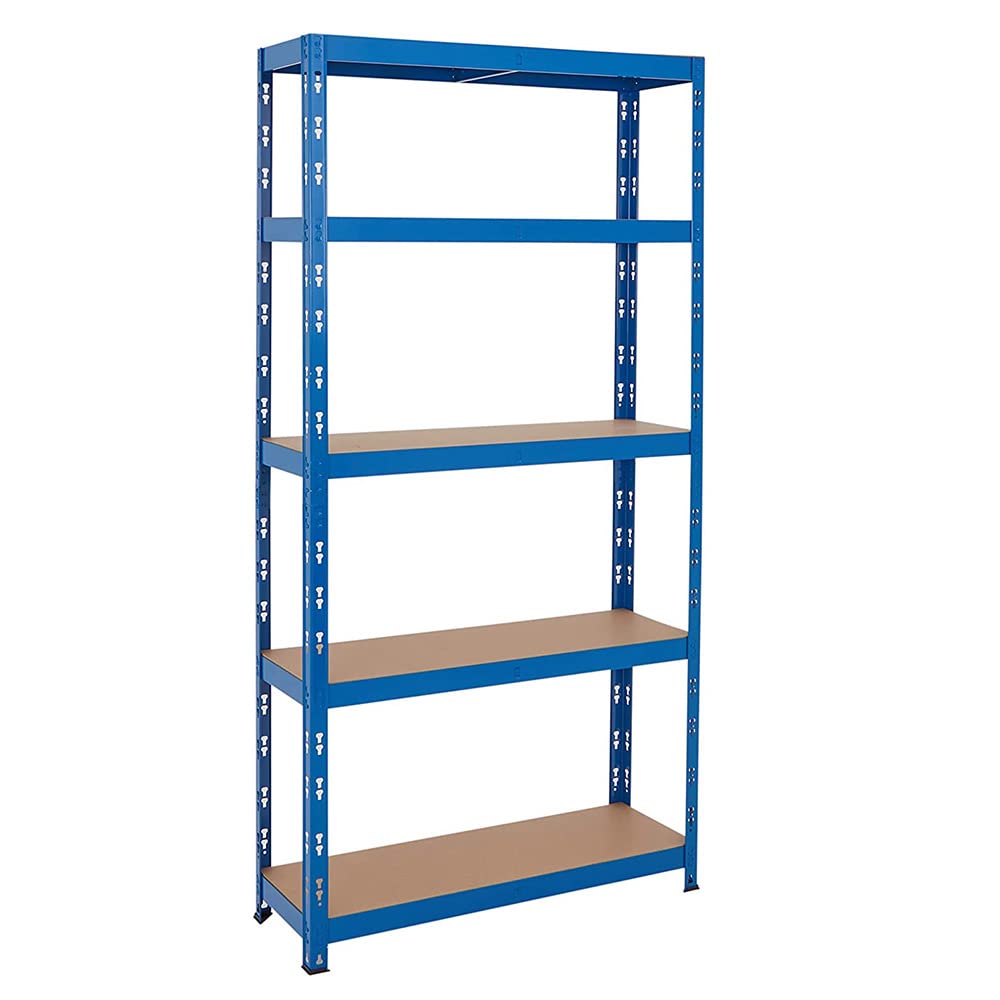 Taha Heavy Duty Storage Racking 5 Tier Shelving Boltless Garage ...