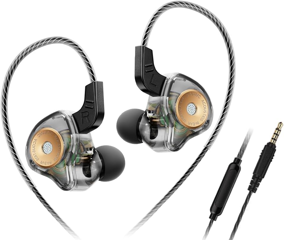 Amazon.com: Yeabomy AK6-Ultra in Ear Monitor Headphones, Wired Earbuds ...